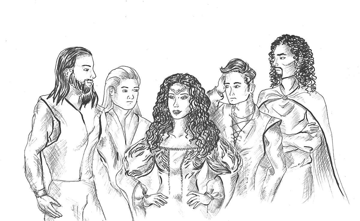 The Four Suitors - Sophie's World